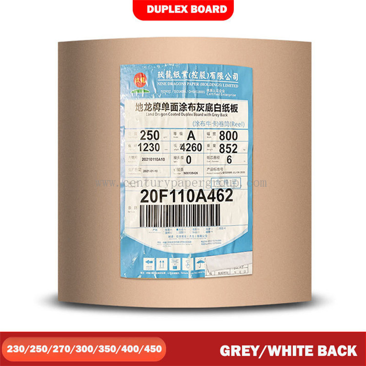 Chromo Duplex Board GD2 from China manufacturer - Century Paper Group ...