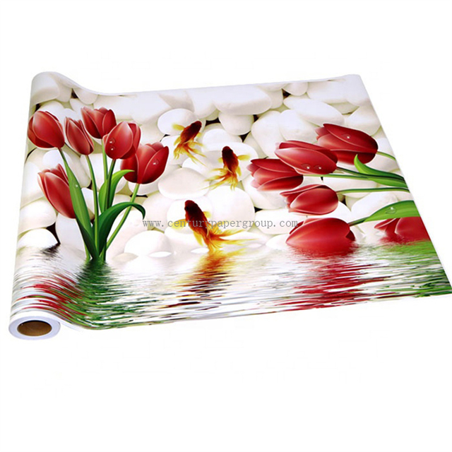 Professional Eco Solvent Printing Glossy 100mic PVC Permanent Clear ...