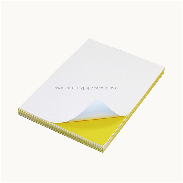 Self Adhesive Cast Coated Sticker Paper With Back Slit from China ...