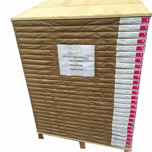 3 ply rolls inkjet printer Pink bill Carbonless Paper from China ...